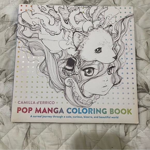 Other | Pop Manga Coloring Book By Camilla Derrico | Poshmark